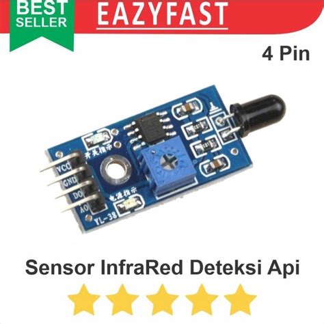 Jual Modul Module Sensor Api Kebakaran Flame Infrared Arduino Efst Buru Order Shopee Indonesia