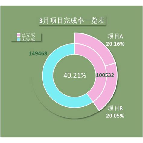 WPS图表技巧教程双重圆环嵌套组合图表制作步骤 知乎