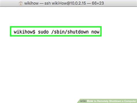 5 Ways To Remotely Shutdown A Computer Wikihow