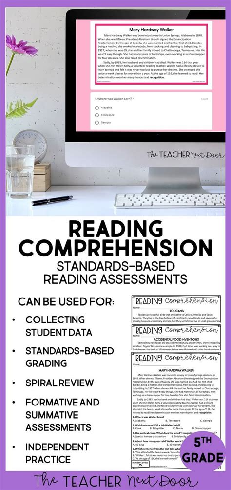 Reading Comprehension Standards Based Reading Assessments For Nonfiction The Teacher Next Door