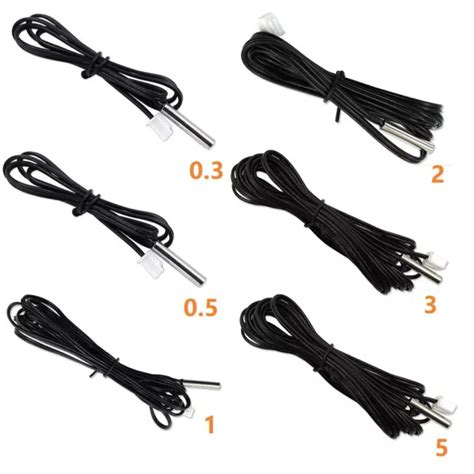 Waterproof Ntc Thermistor Sensor Probe With 10k Ohm Resistance 10pcs 19 88 Picclick Au