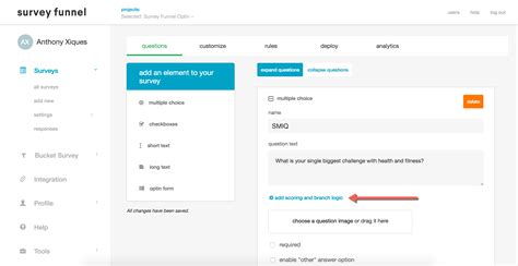 Survey Funnel List Segmentation Software