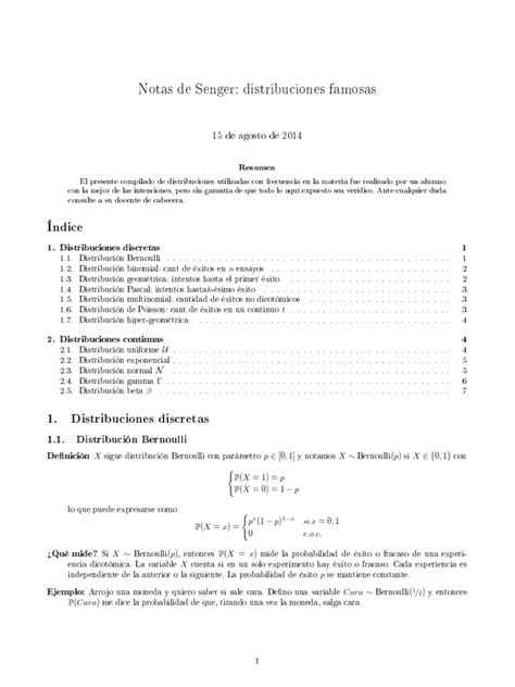 Resumen De Variables Aleatorias Descargar Gratis Pdf Enseñanza De Matemática Distribución