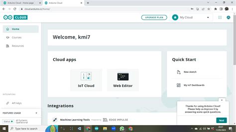 Simor Technology Membuat Akun Arduino Iot Cloud