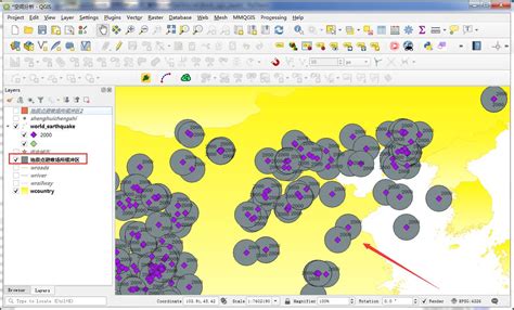 9 1 缓冲区分析 — qgis 3 在线教程