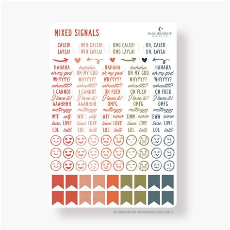 Mixed Signals Annotation Kit Officially Licensed Lovelight Farms Ser Dark Midnight Design Co