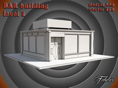 바 레벨 1 3d 모델 29 Obj Fbx Dae 3ds C4d Max Free3d