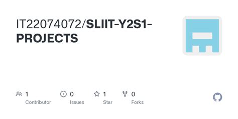 Github It22074072sliit Y2s1 Projects
