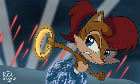 Au Role Swap Sally Satam By Kitarehamakura On Deviantart