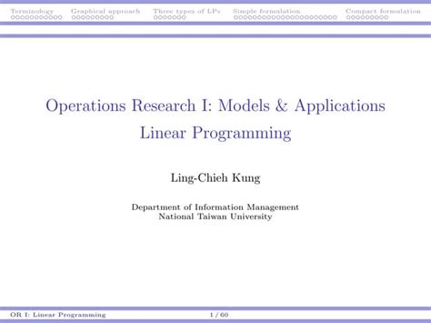 Linear Programming Problems And Modelspdf