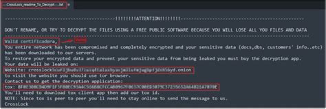 Crosslock Ransomware New Golang Based Threat Emerges