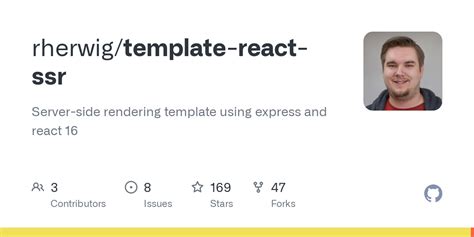 Github Rherwigtemplate React Ssr Server Side Rendering Template