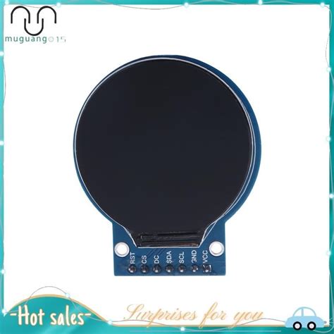 Muguang PCS HD IPS Color TFT LCD Display Module Pins RGB LED Round Screen Inch