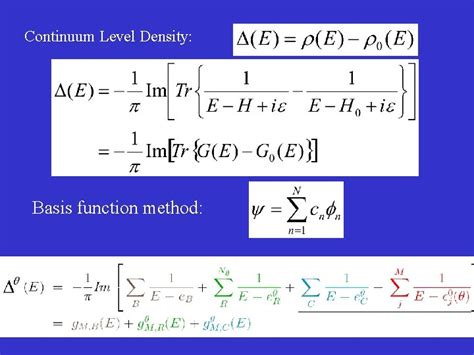 Unified Description Of Bound And Unbound States Resolution