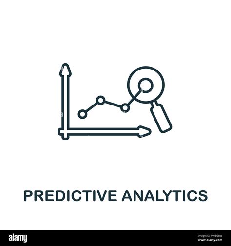 Predictive Analytics Outline Icon Thin Line Concept Element From Crm