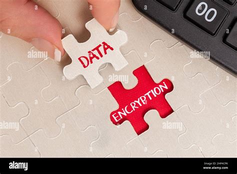 Text Sign Showing Data Encryption Business Idea Symmetrickey Algorithm
