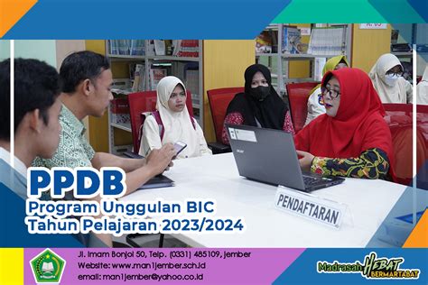 Antusiasme Ppdb Program Bic Man 1 Jember Tahun Pelajaran 2023 2024 Jember Madrasah Aliyah
