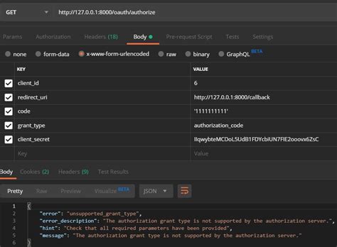 Php How To Get An Authorization Code From The Authorization Code Grant In Laravel Passport