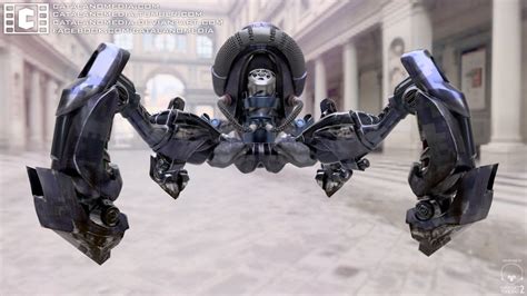 Quad Mech Realtime Render Back Mech Quad Rendering