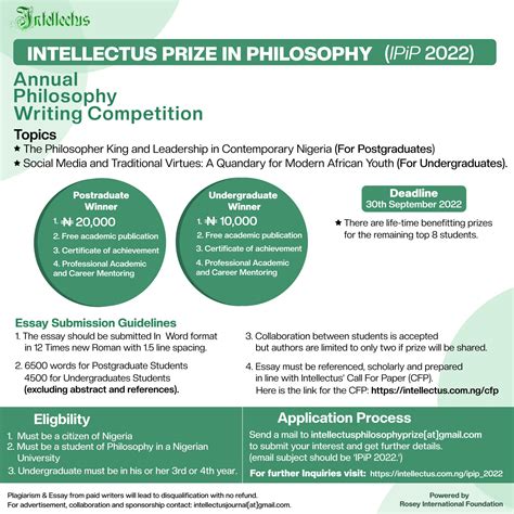 Intellectus Prize In Philosophy IPiP 2022 INTELLECTUS