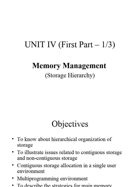 unit 4 part1 pdf computer data storage operating system
