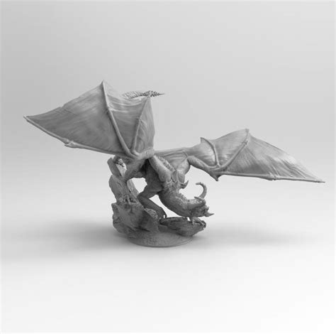 B091 Norse Mythology Fáfnir Dragon 2type Version Stl 3d Model Des World Of Stl
