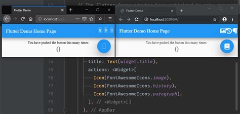 not working for flutter web projects · issue 54 · fluttercommunity