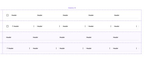 Header Rows Component Missing Columns Issue Mui Mui Design Kits GitHub