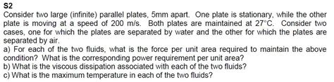 solved s2 consider two large infinite parallel plates 5mm