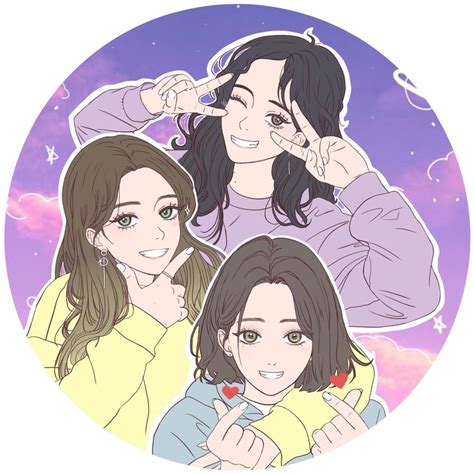 Иллюстрация Аватарка для соц сетей в стиле 2d анимационный