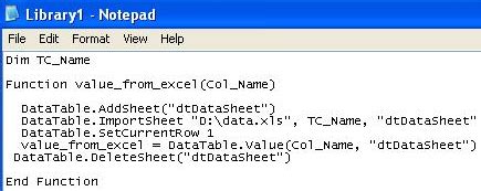 QTP Tutorials Interview Questions Data Driven Framework