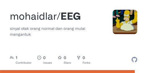 GitHub Mohaidlar EEG Sinyal Otak Orang Normal Dan Orang Mulai Mengantuk