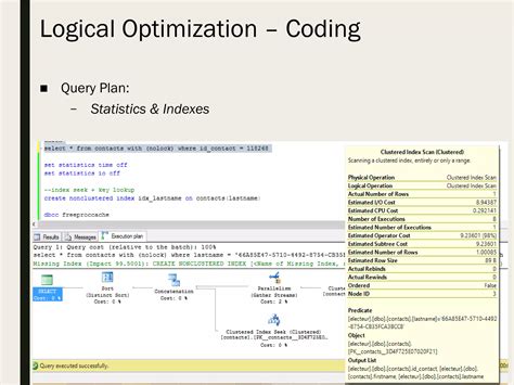 Performance Tuning And Optimization Microsoft Sql Database Ppt