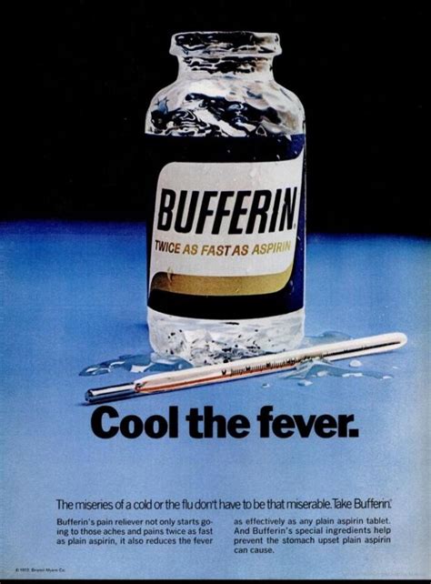 Bufferin Medicine Packaging Medicine Vintage Ads