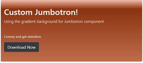 Bootstrap 4 Jumbotron Component