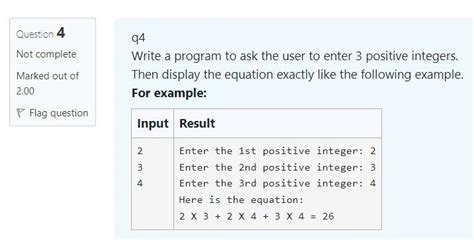 Solved Q Write A Program To Ask The User To Enter Chegg Com
