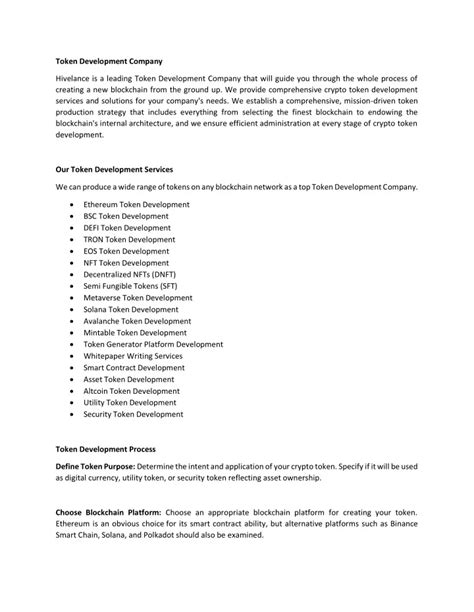 Ppt Create Your Own Feature Rich Crypto Token In 1 Day With Hivelance