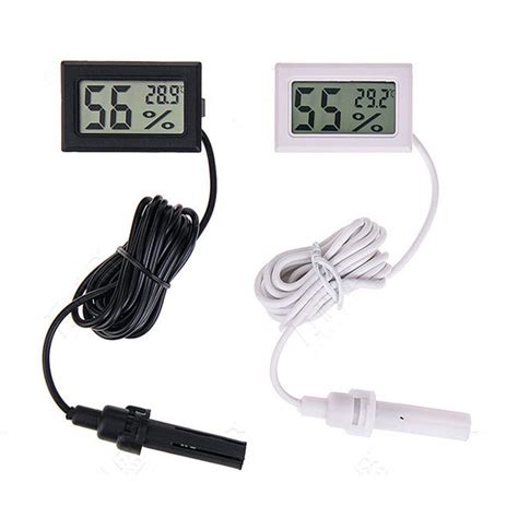 [ready Stock] Embedded Lcd Digital Temperature And Humidity Meter With