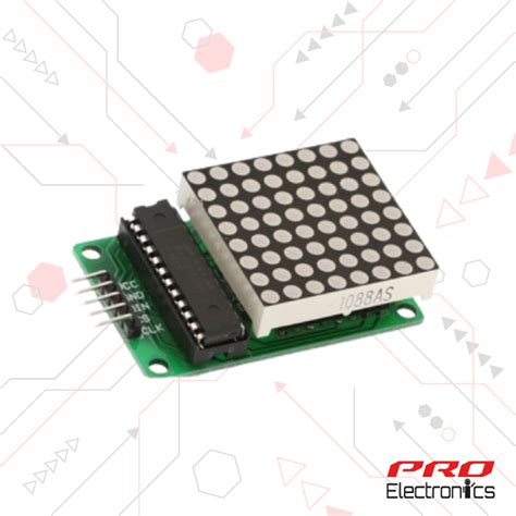 Modulo Matriz Led Con Max Pro Electronics
