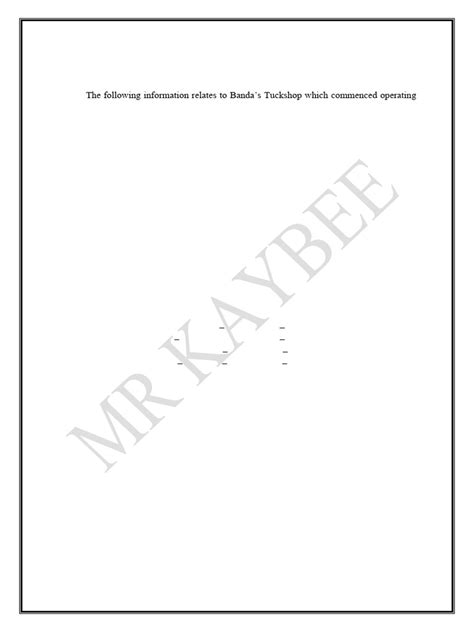 Accounts From Incomplete Records Sample Pdf Cost Of Goods Sold Financial Accounting