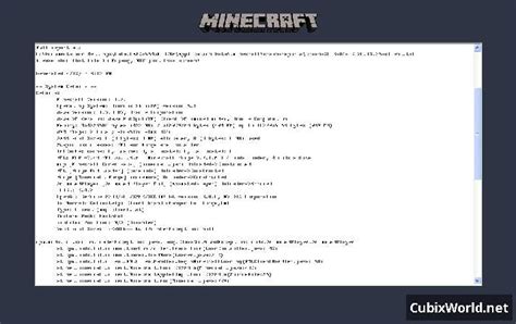 Pack Crash Info 1 12 2 мод Майнкрафт CubixWorld net