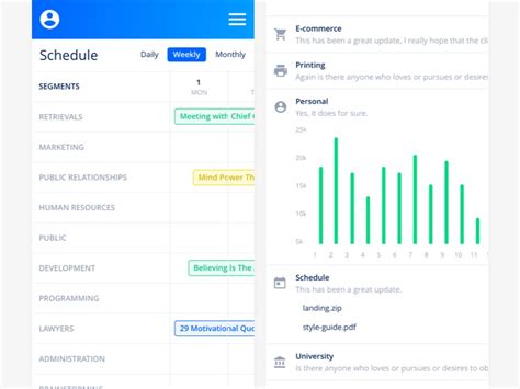 Schedule Mobile Saas Admin Ui Kit By Pierluigi Giglio On Dribbble