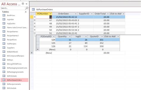 Access Primary And Foreign Key Linking Problem Stack Overflow