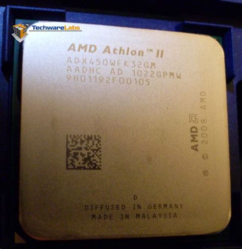 Amd Athlon Ii X Cpu Processor Techwarelabs