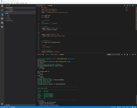 Error Target Default Is Not Defined But The Target Is There Issue Fsprojects