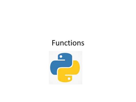 Python Functions Unit1 Pptx