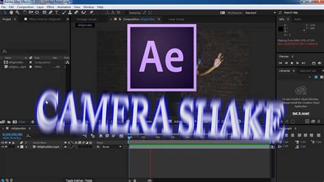 After Effects Tutorial Camera Shake Effect Youtube