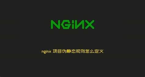 Nginx 项目伪静态规则怎么定义 Nginx 配置文件 Devpoint开发要点