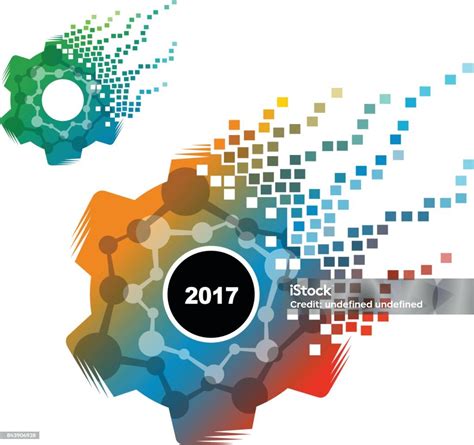 톱니바퀴 미래 제조 산업 기술 하이테크 디지털 기술 개념 그림을 벡터 0명에 대한 스톡 벡터 아트 및 기타 이미지 0명 Revolution 과학 Istock