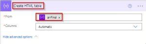 How to Create an HTML Table from an Array in Power Automate? - SPGuides